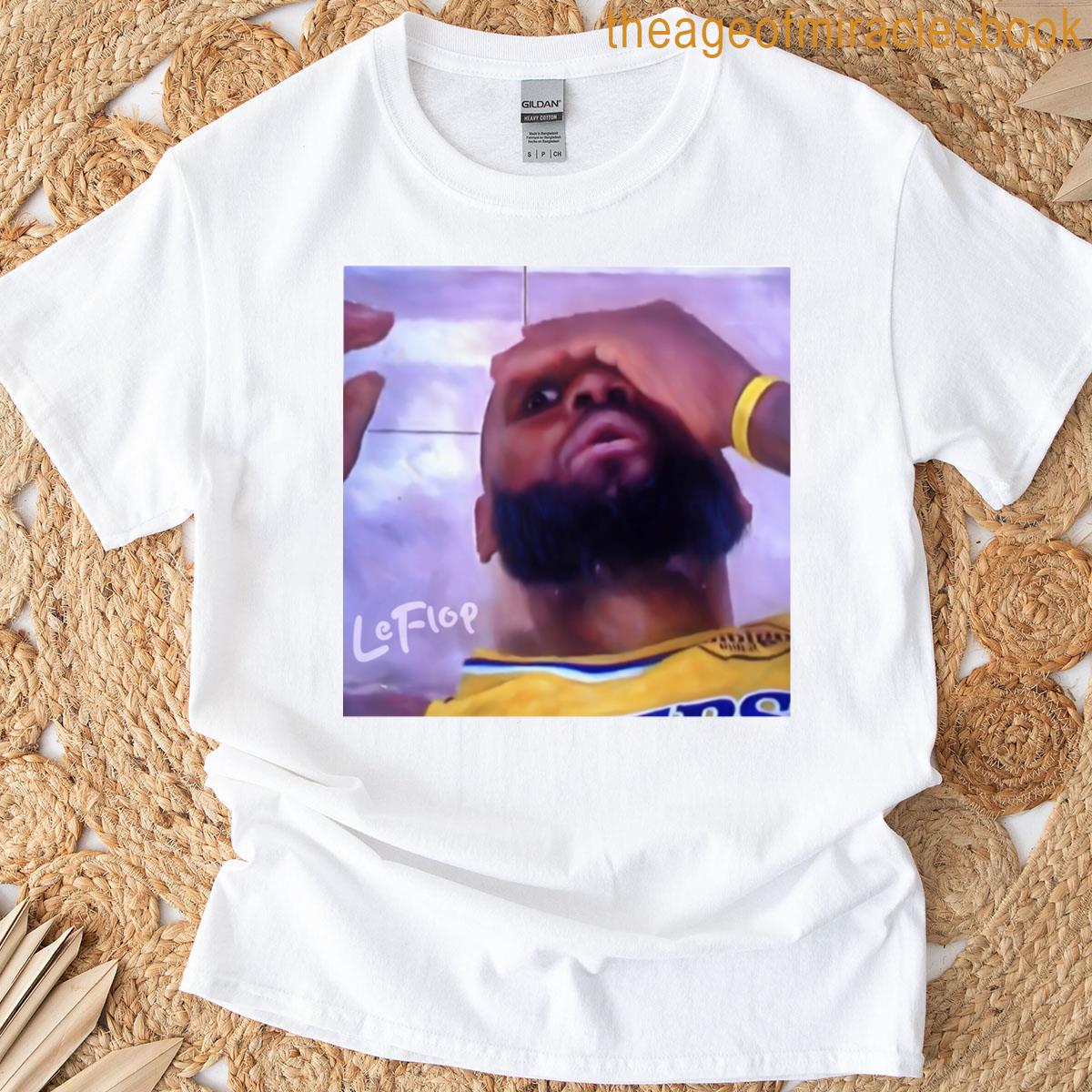 Lebron James Leflop - Oil Painting T-shirt