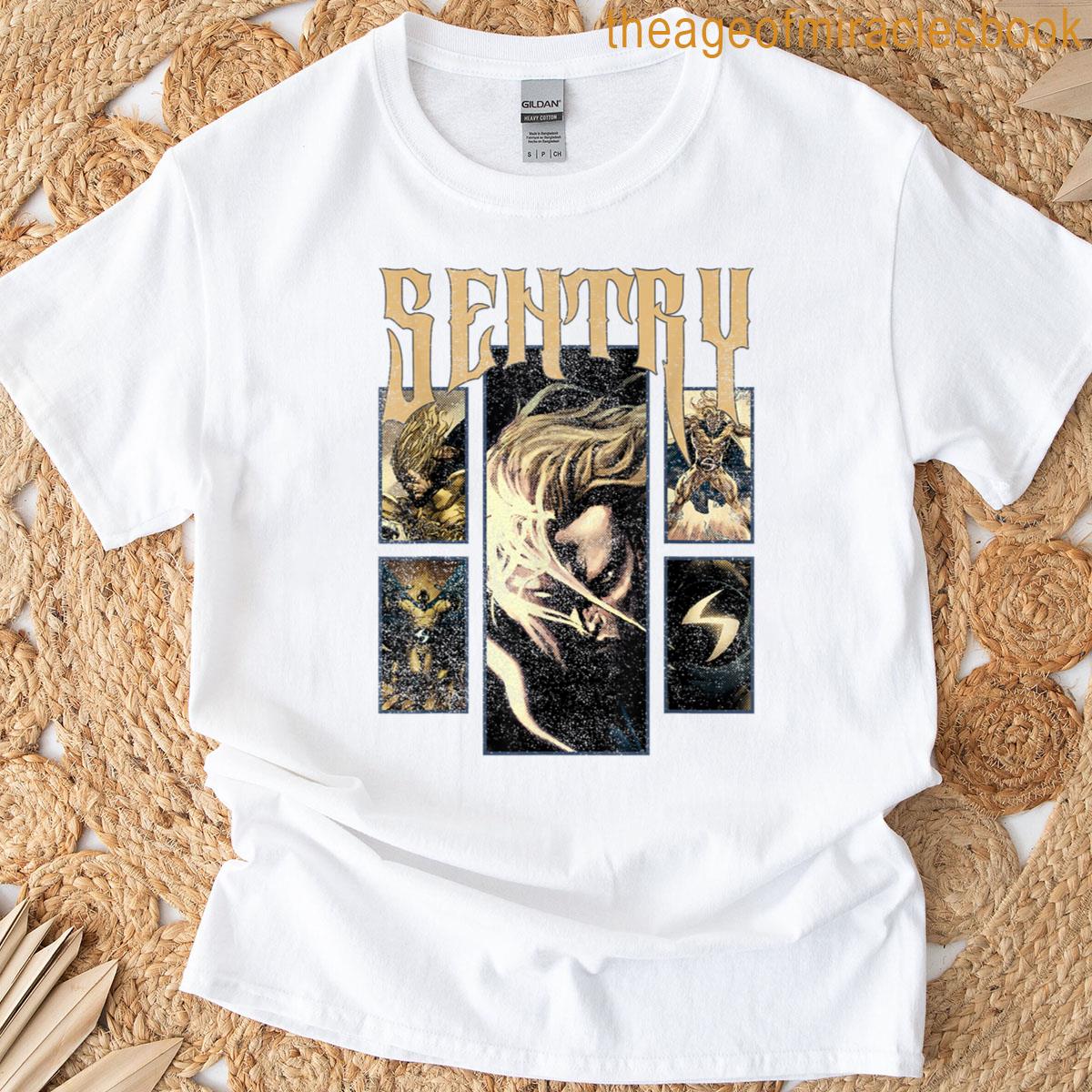 Marvel Comics Retro Sentry Multiple Panel Shot T-shirt