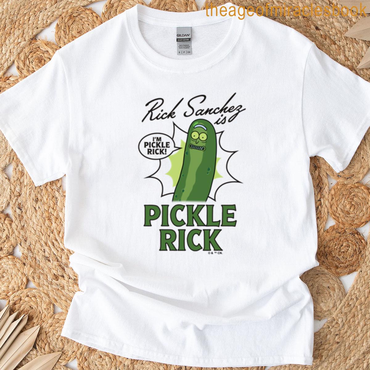 Rick And Morty Rick Sanchez Is Pickle Rick Chest Bf Poster T-shirt