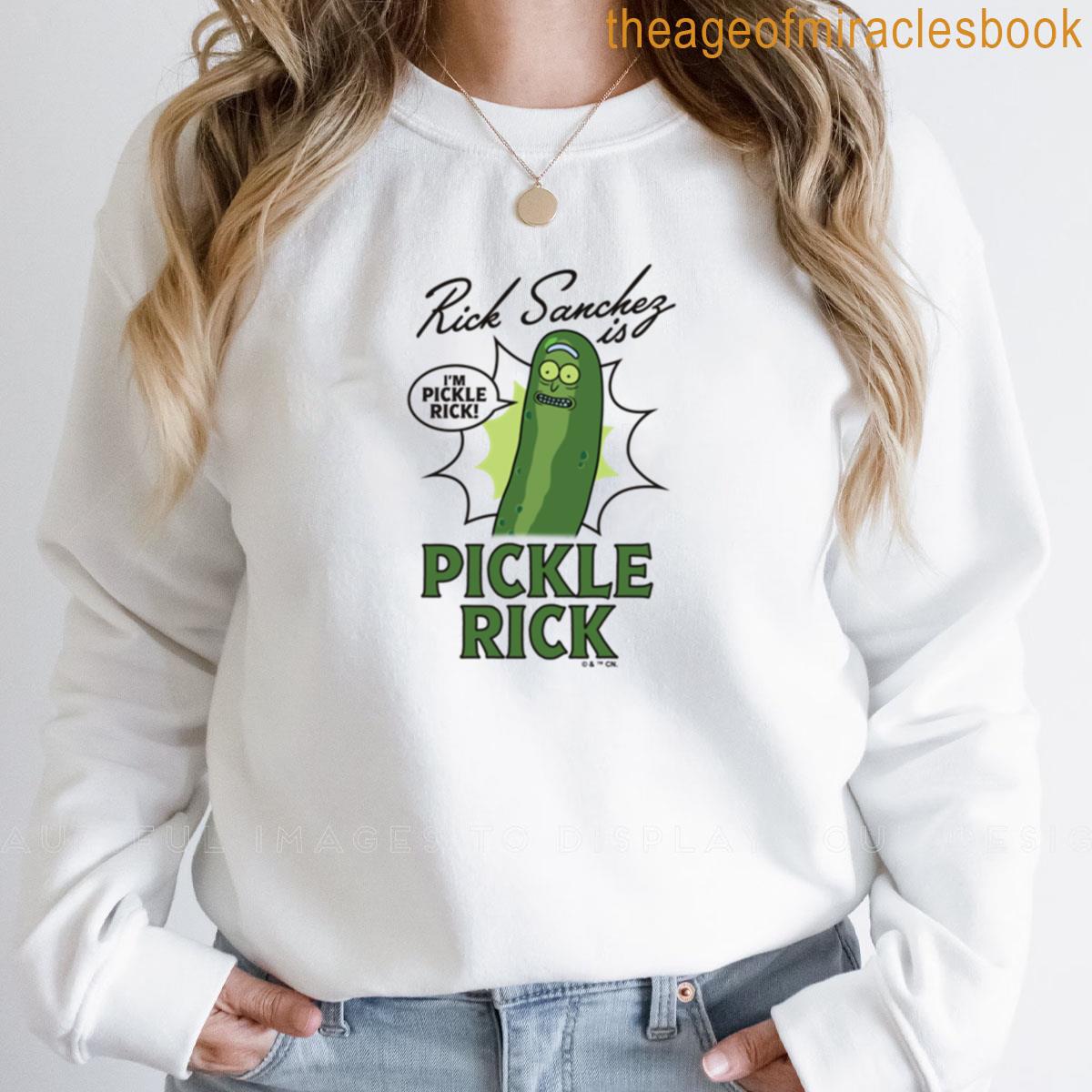 Rick And Morty Rick Sanchez Is Pickle Rick Chest Bf Poster T-shirt