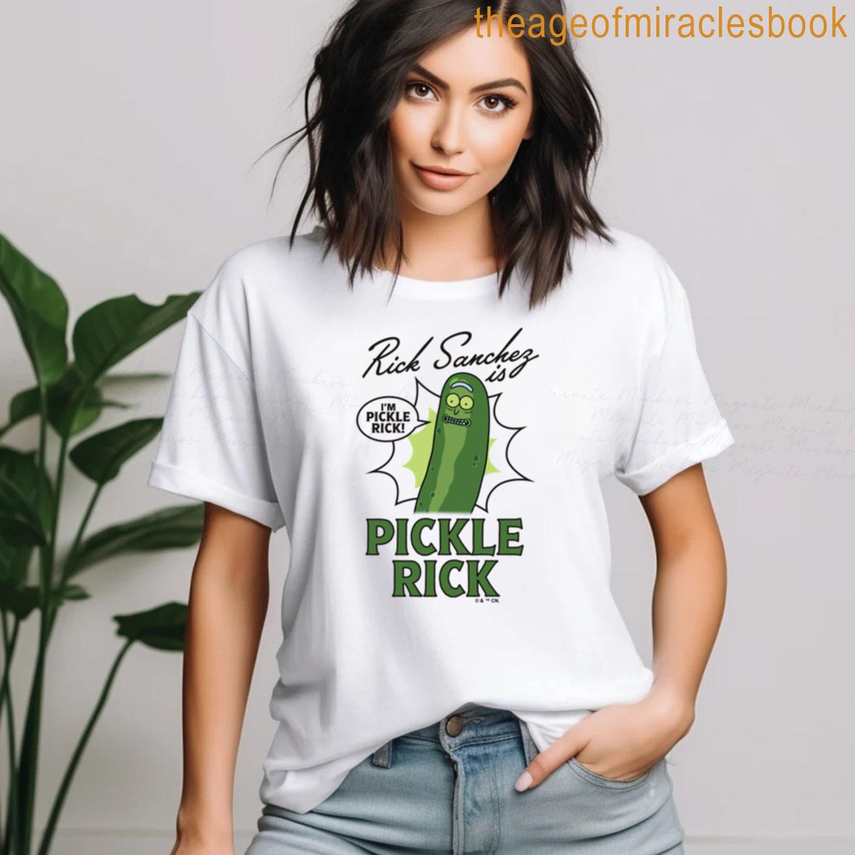 Rick And Morty Rick Sanchez Is Pickle Rick Chest Bf Poster T-shirt