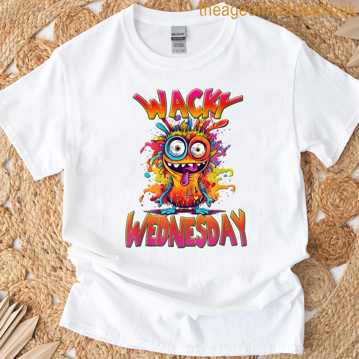 Wacky Wednesday Men Woman And Kids Outfit For School Funny T-shirt