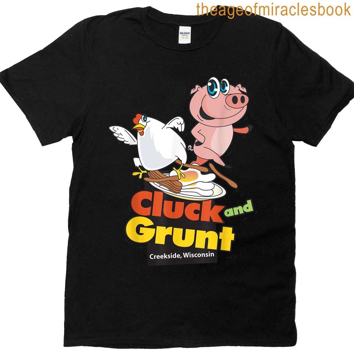 American Diner The Cluck And Grunt T-shirt