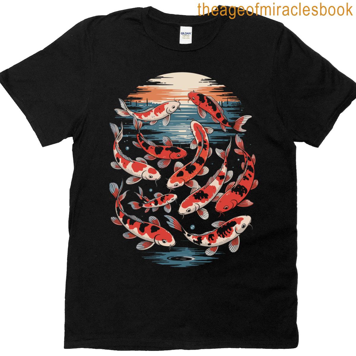 Japanese Carp Koi Fish Nishikigoi Sanke Showa Carp Fish T-shirt