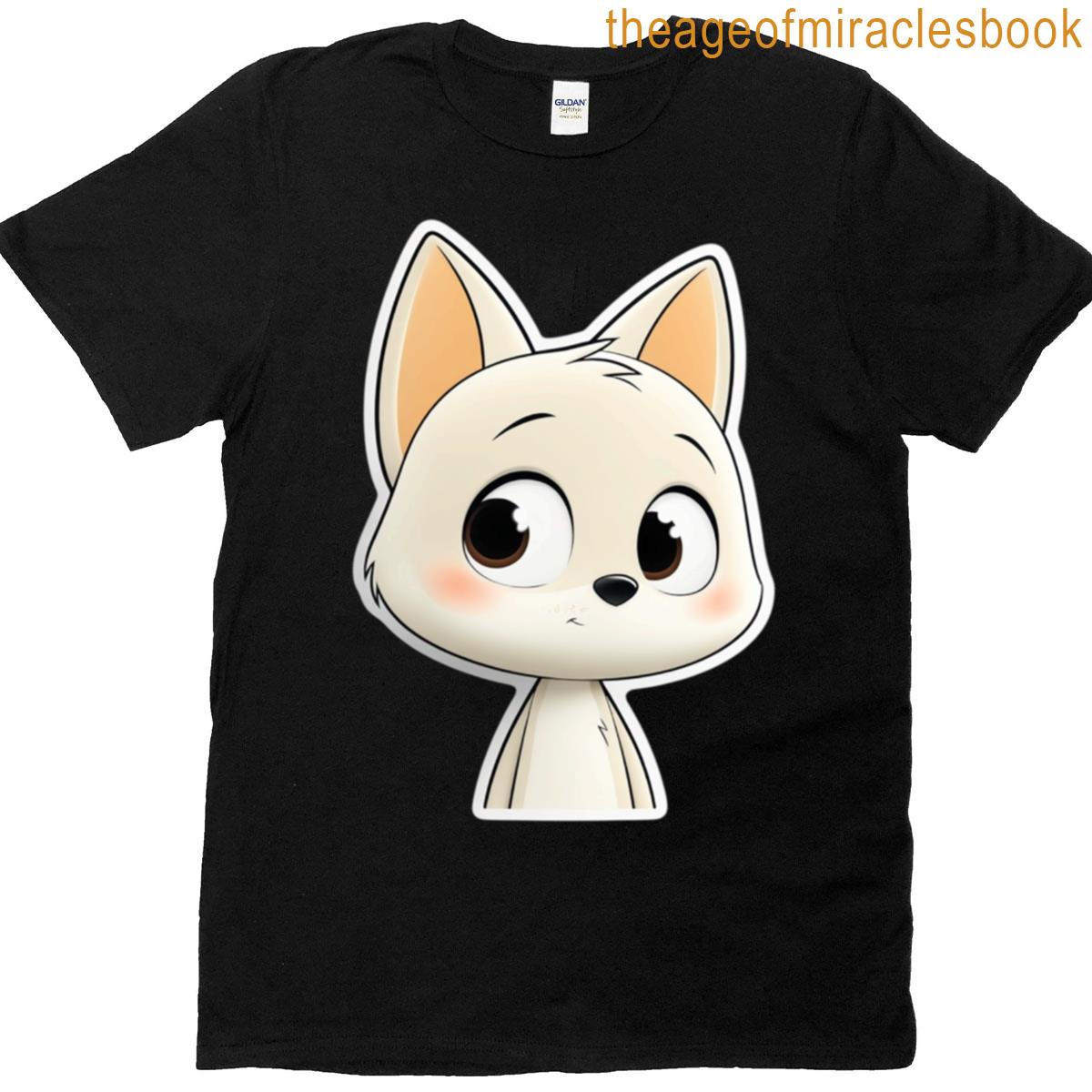 Mochi The Magical Kitten Sticker Oversized T-shirt