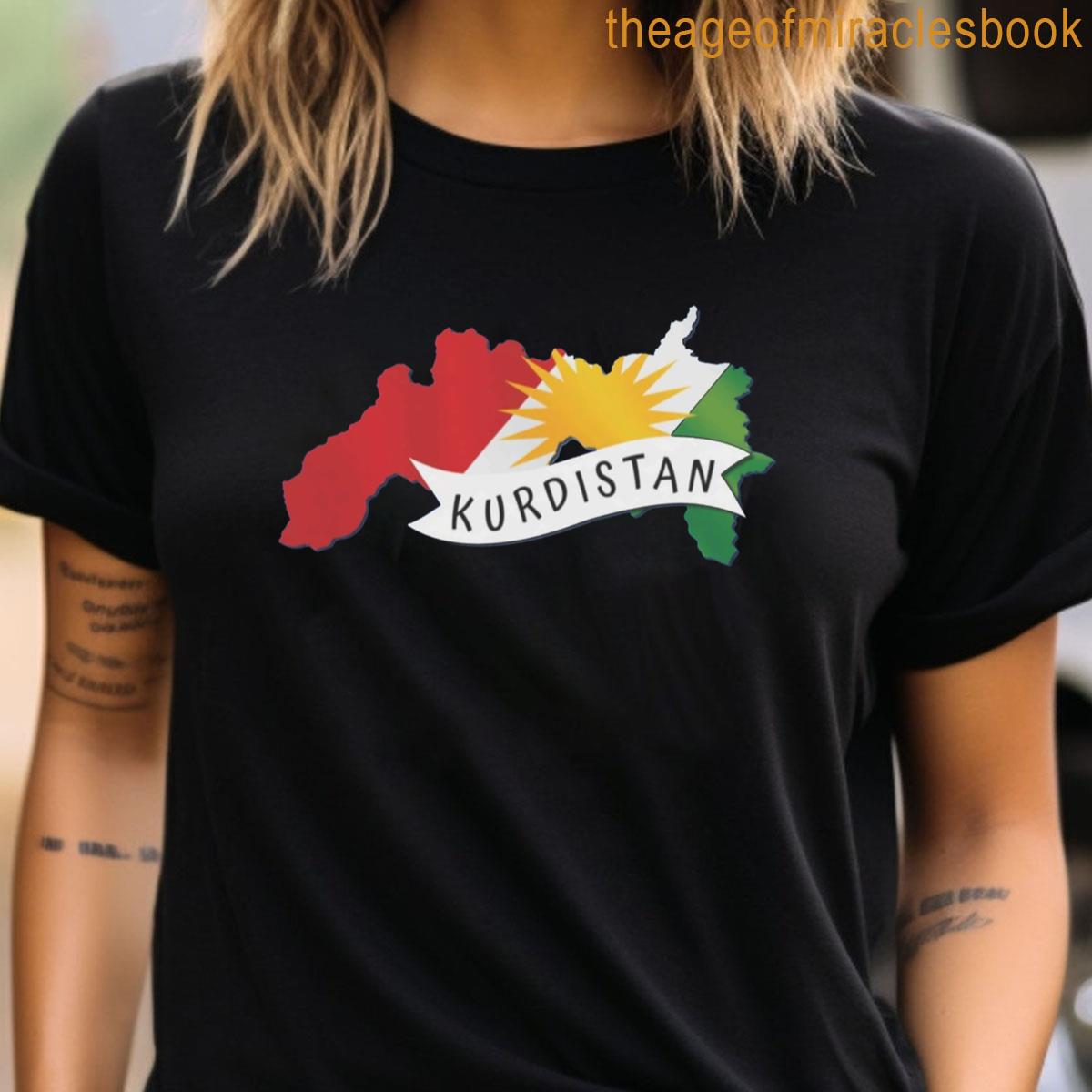 Kurdistan Maps T-shirt