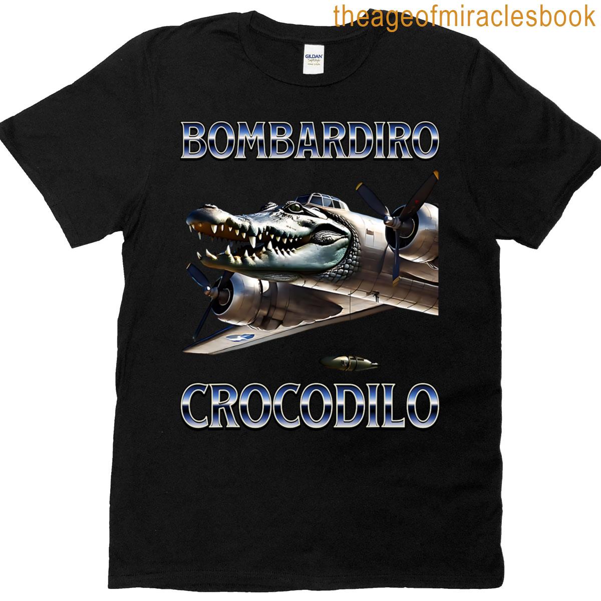 Bombardiro Crocodilo - Italian Brainrot Meme T-shirt
