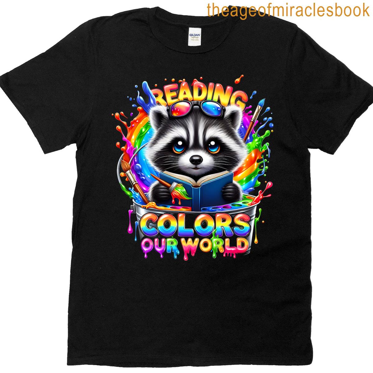 Color Our World 2025 Reading Book Reading Colors Our World T-shirt