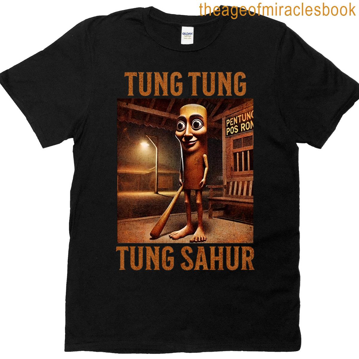 Tung Tung Tung Sahur Italian Brainrot Meme T-shirt