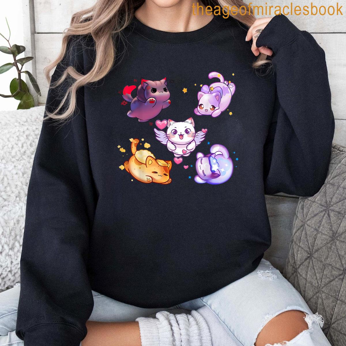 Meemeow Cats Plush T-shirt
