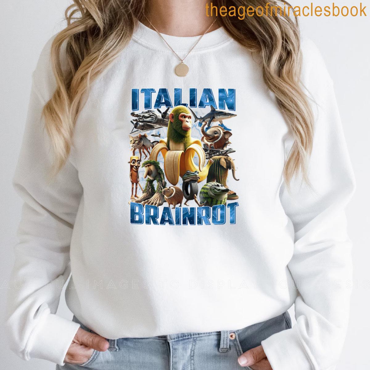 Italian Brainrot Funny Meme Italian Brainrot T-shirt