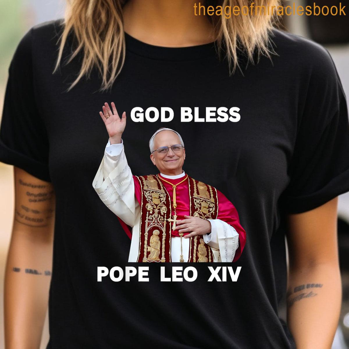 New Pope Leo Xiv Catholic Gifts Merch Souvenirs Catholics T-shirt