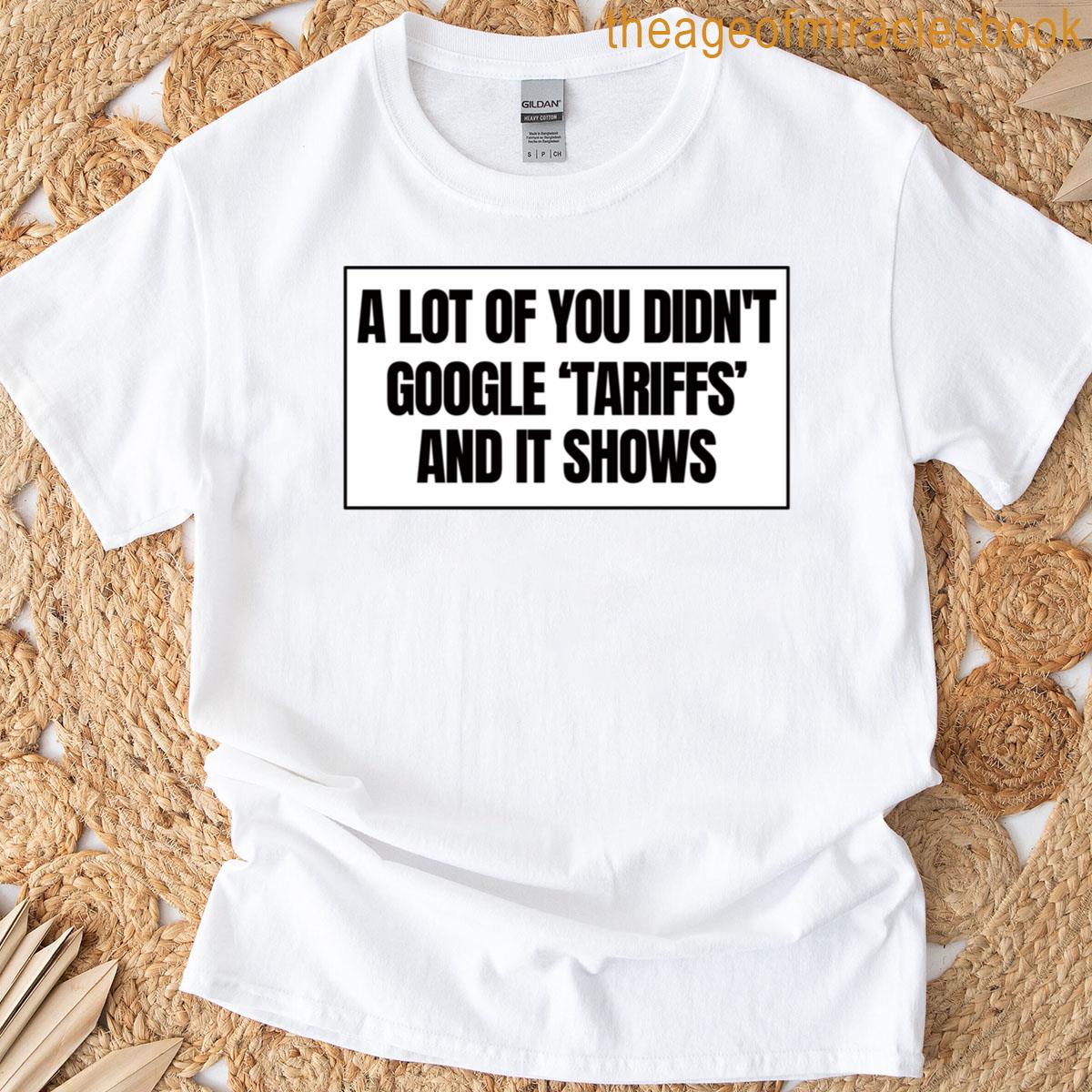 Tariffs Anti Trump T-shirt