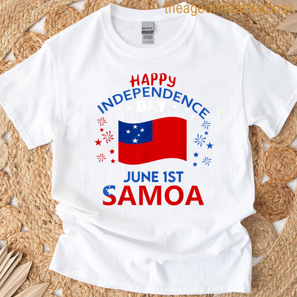 Samoa 63rd Independence Day Samoan Pride Samoa Flag T-shirt