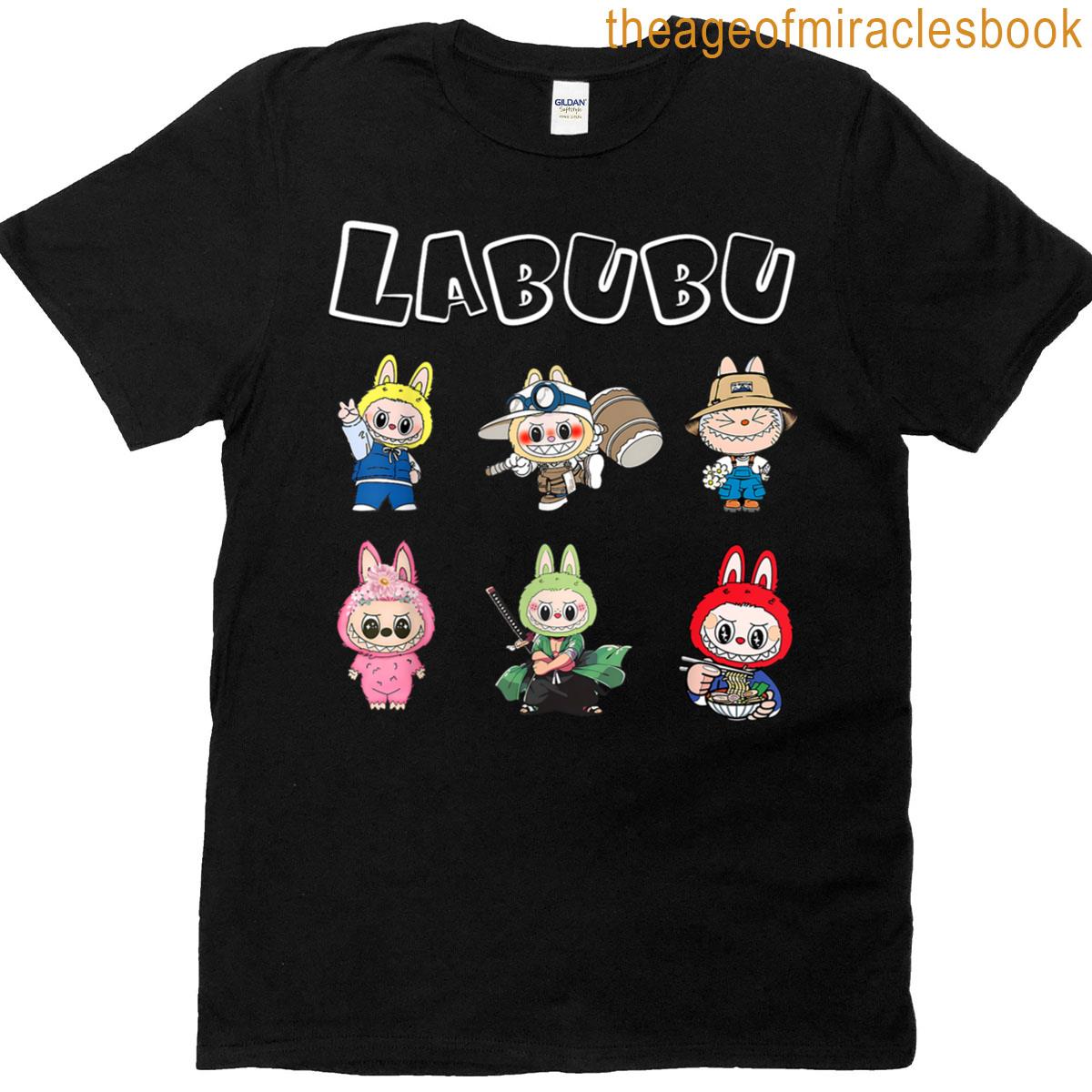 Cute Labubu The Monsters Funny Labubu Lover Men Women Kid T-shirt