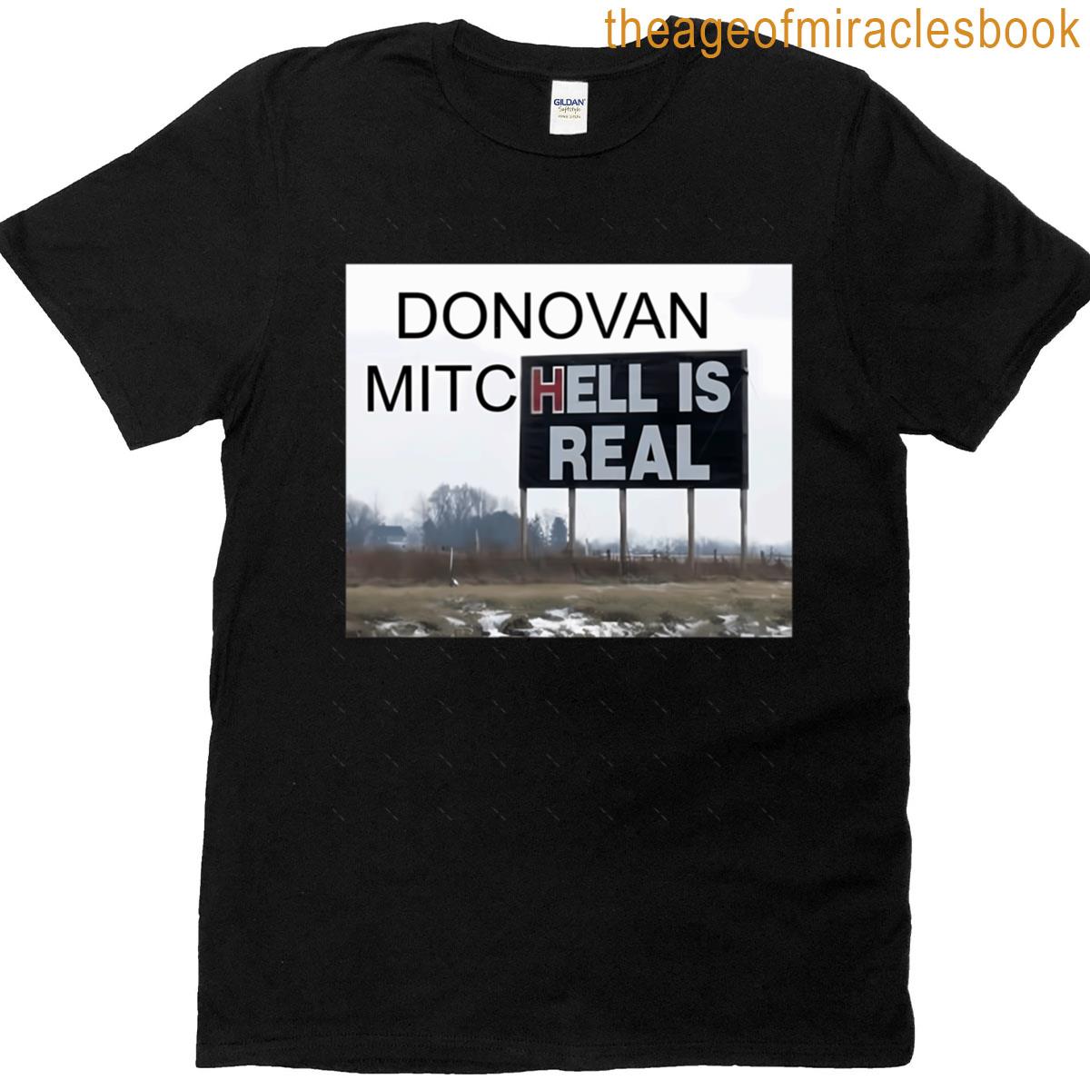 Donovan Mitchell Is Real Clevelandcavs Meme Oversized T-shirt