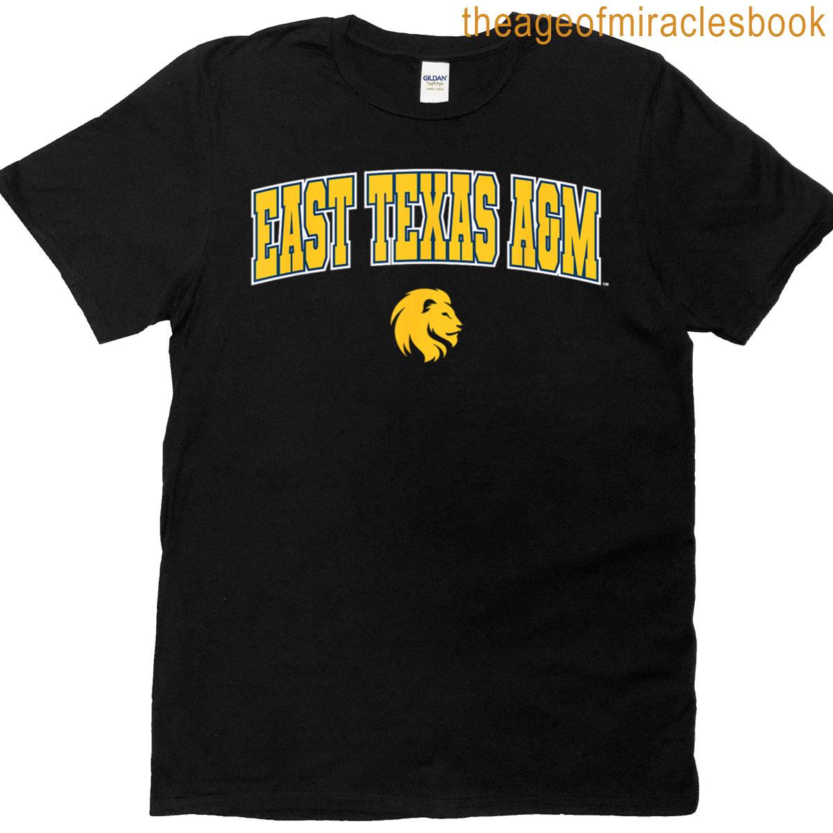 East Texas Am University Lions Arch Logo T-shirt