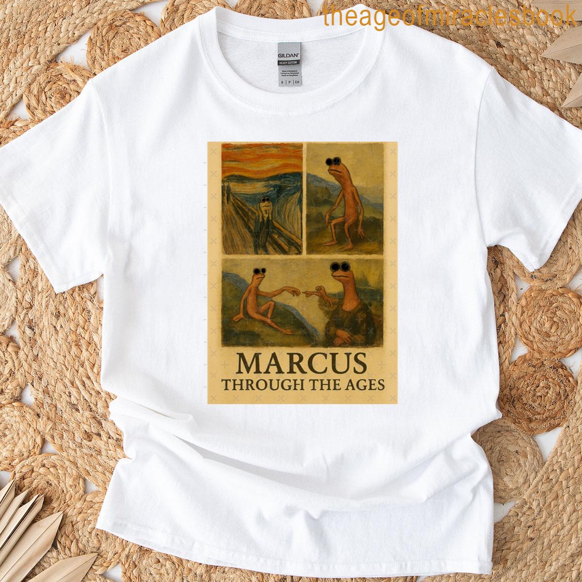 Marcus Worm Through The Ages Vrchat Worm In Art T-shirt