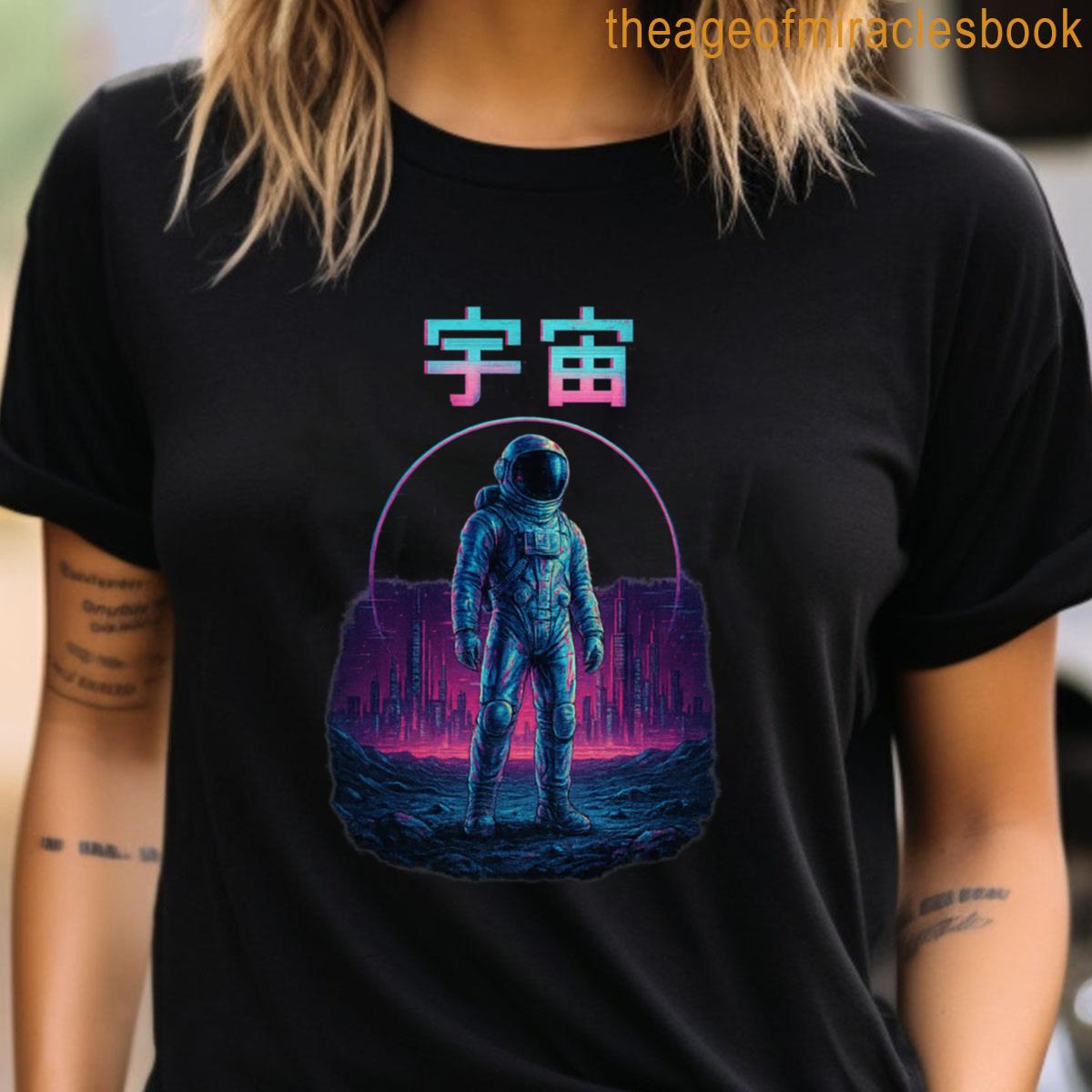 Neon Frontier Holographic Odyssey T-shirt