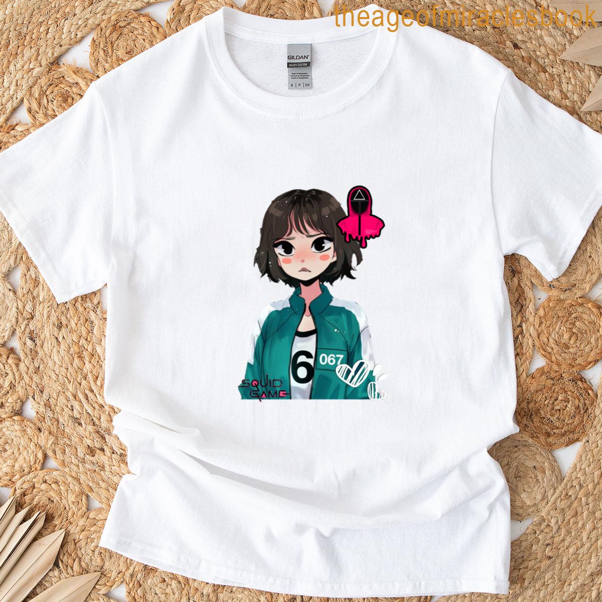 Squid Gamechibi Player 067 Anime Style T-shirt