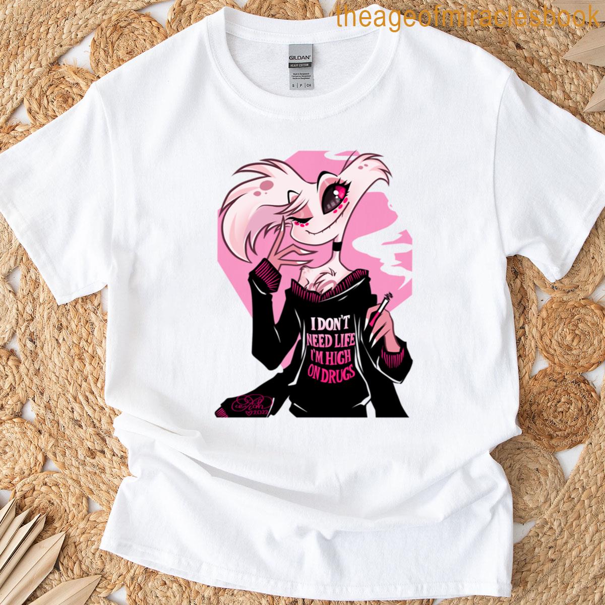 Hazbin Hotel Angel Dust T-shirt