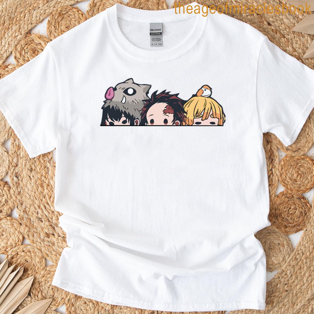 Zenitsu Tanjiro And Inosuke Kimetsu No Yaiba T-shirt