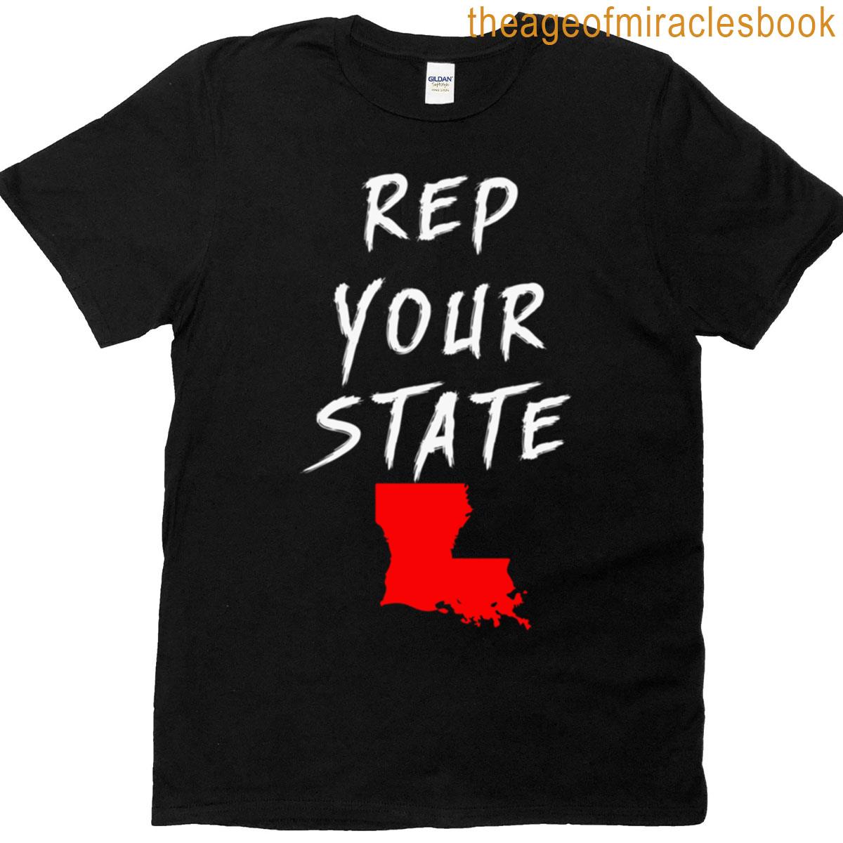 Rep Your State Louisiana T-shirt