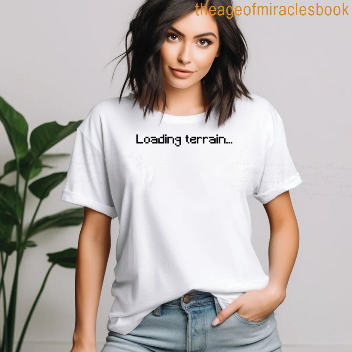 Loading Terrain - Minecraft - A Minecraft Movie T-shirt