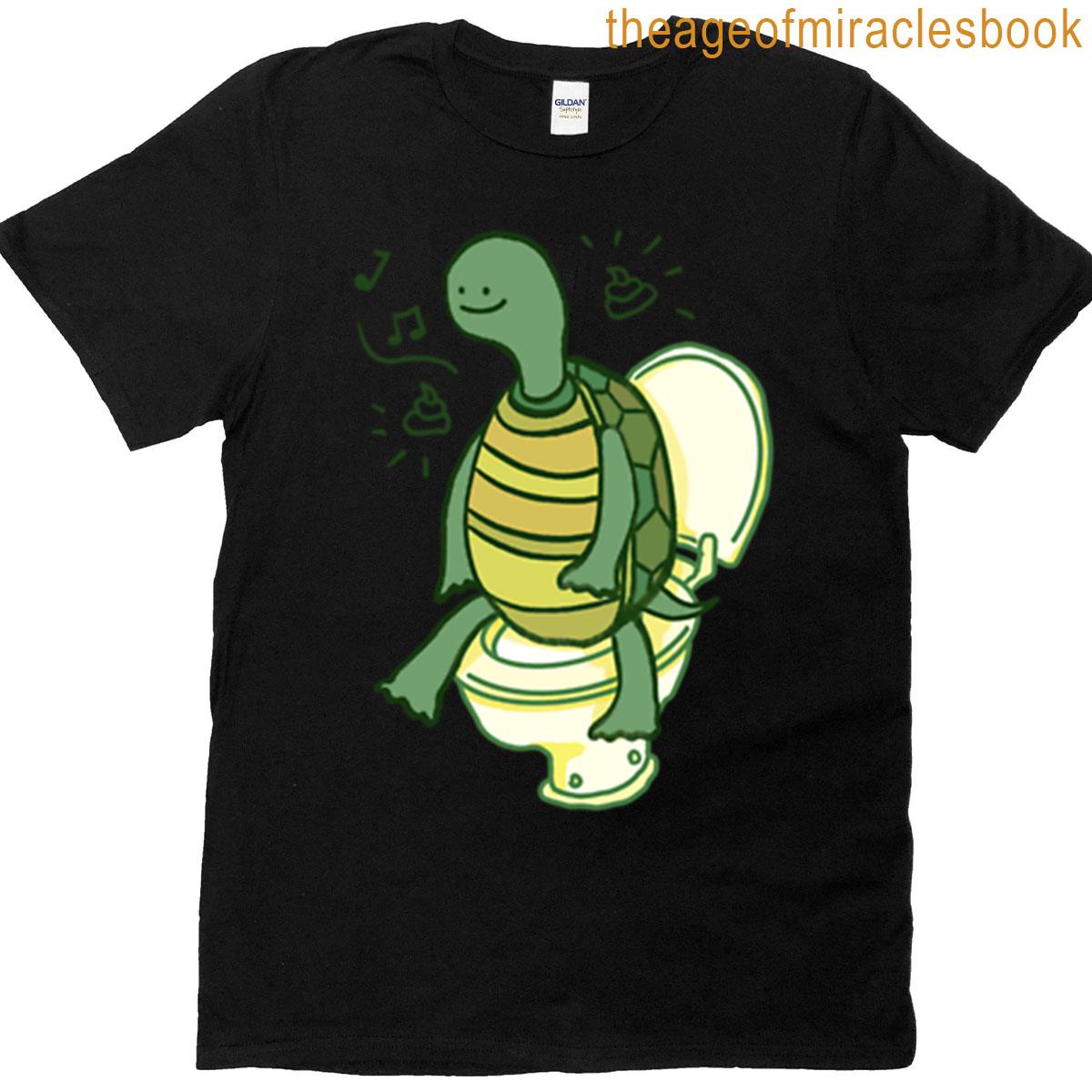 Turtle Pooping Premium T-shirt