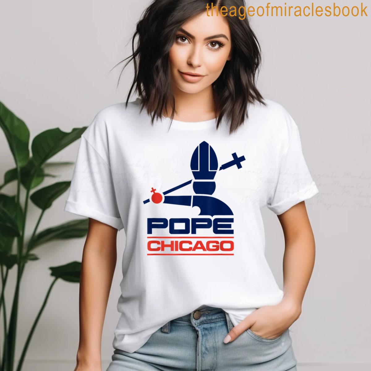 Da Pope Leo Xiv Baseball Pope Leo Xiv Pope Chicago T-shirt