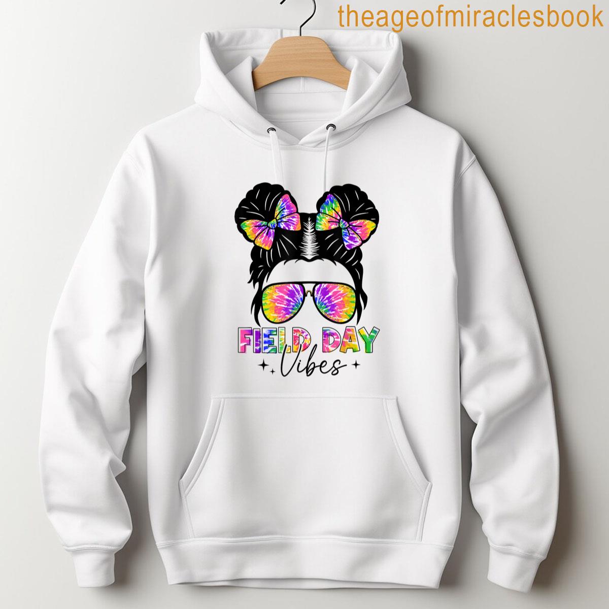 School Field Day Fun Tie Dye Field Day 2025 Girls Kids T-shirt