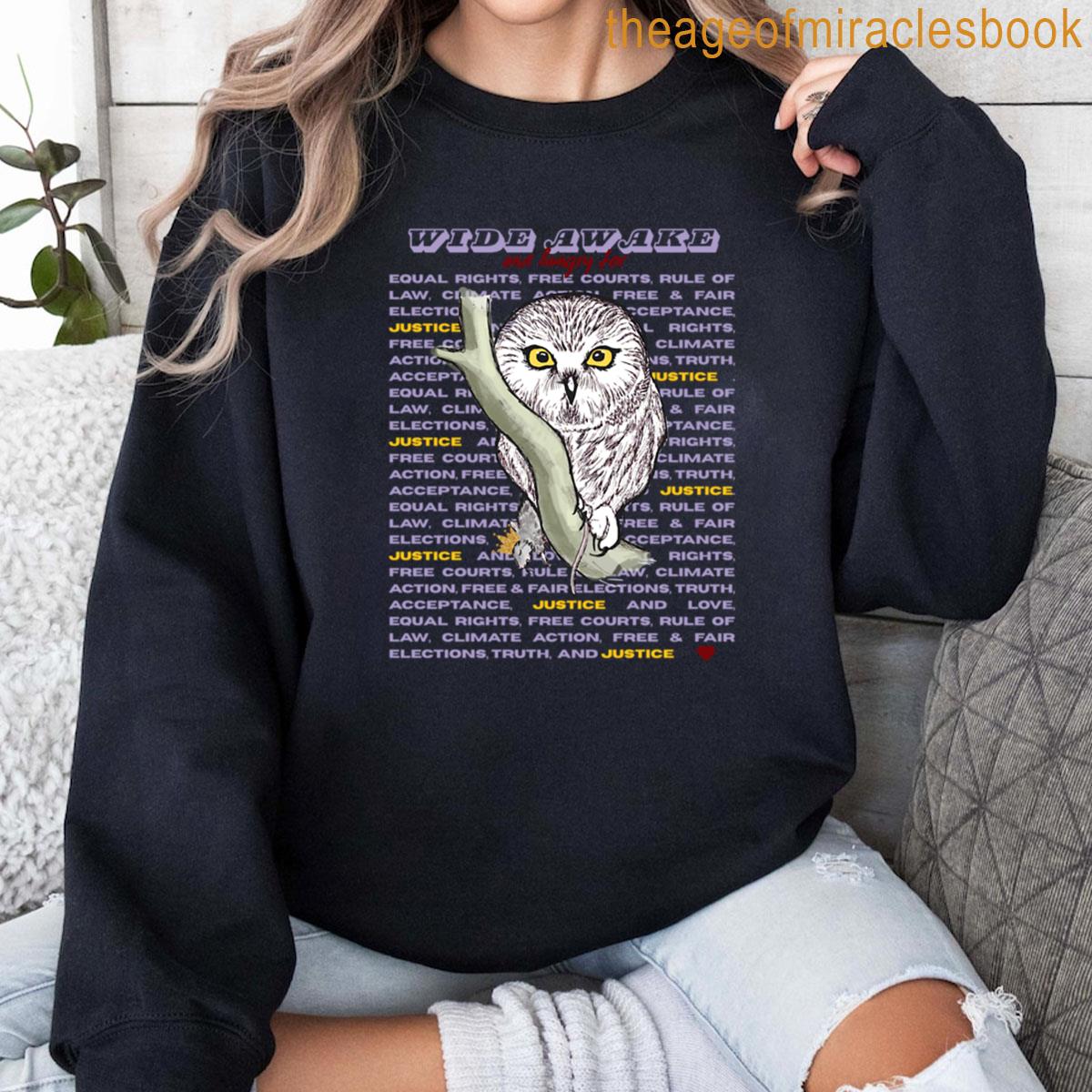 Wide Awake Owl T-shirt