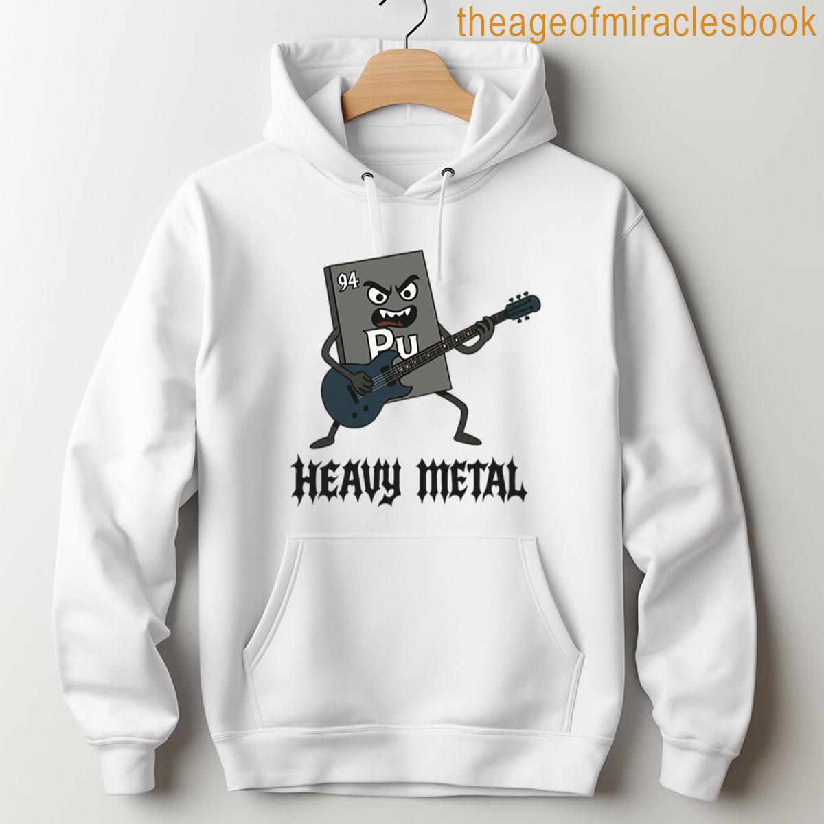 Periodic Table Plutonium As A Heavy Metal Band T-shirt