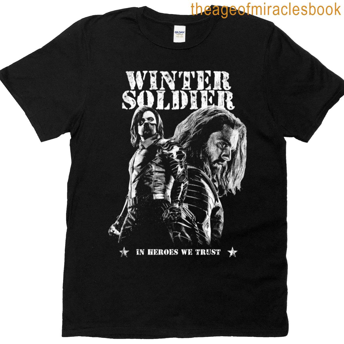 Bucky Barnes Thunderbolts Winter Soldier Sebastian Stan Retro Vintage ...