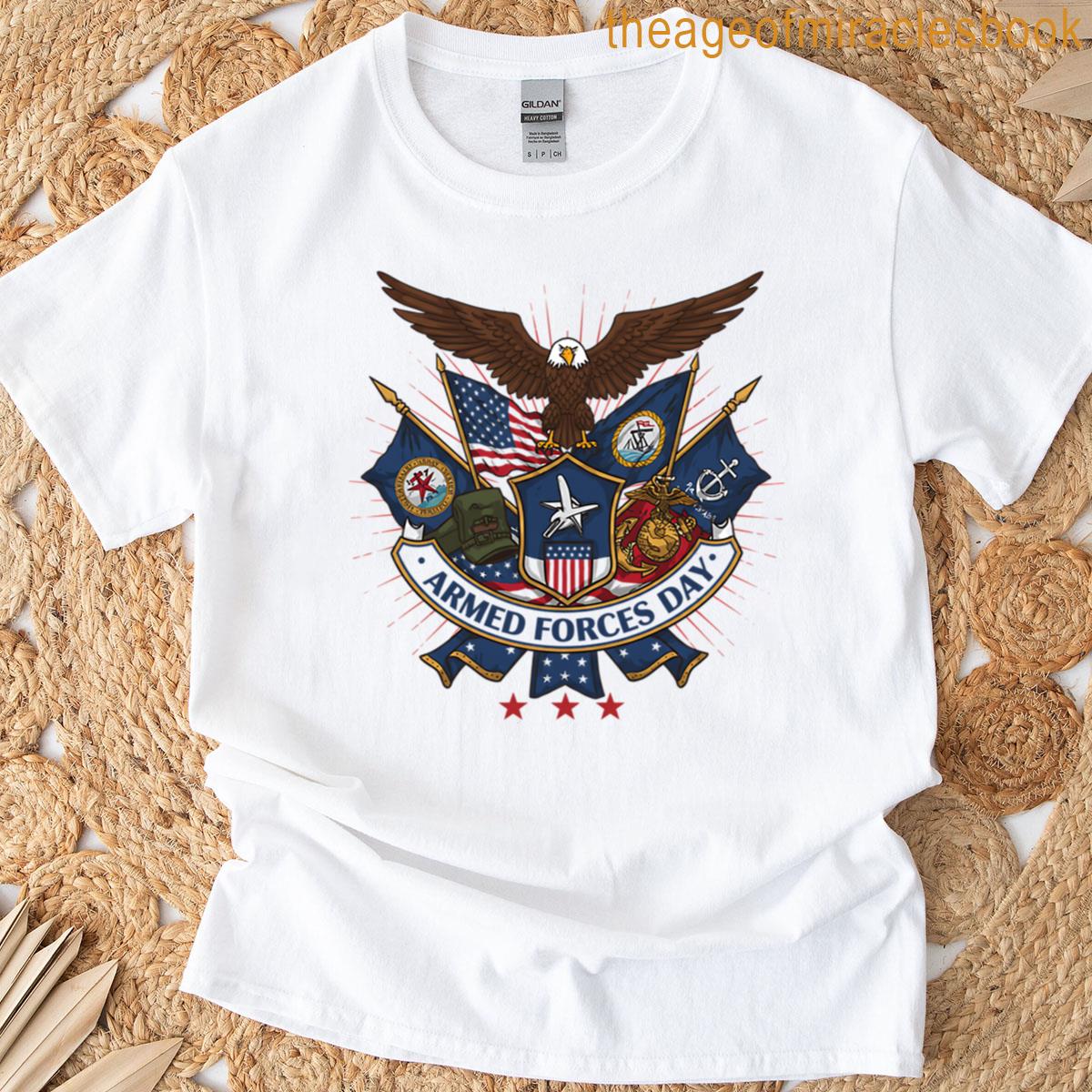Happy Armed Forces Day Unity In Service T-shirt