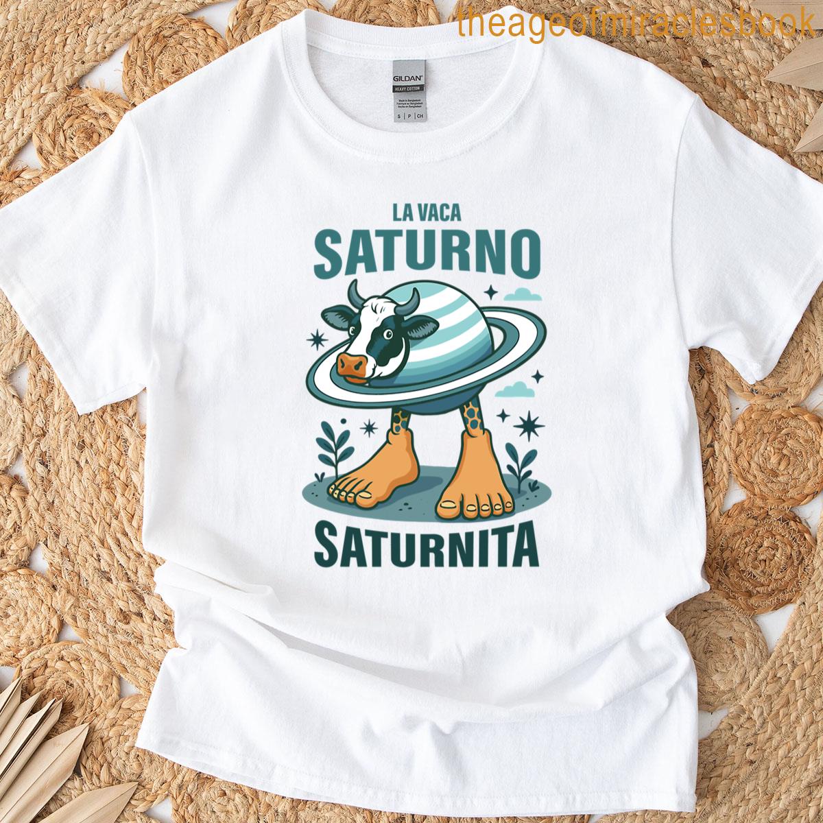 La Vaca Saturno Saturnita Italian Brainrot Memes T-shirt