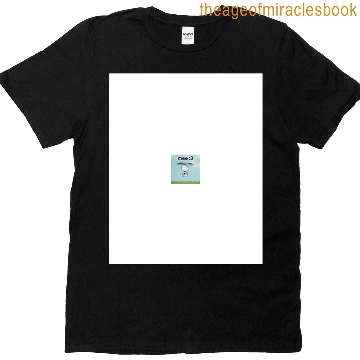 Mee 3 Sticker Silly Snoopy Twirling Graphic T-shirt