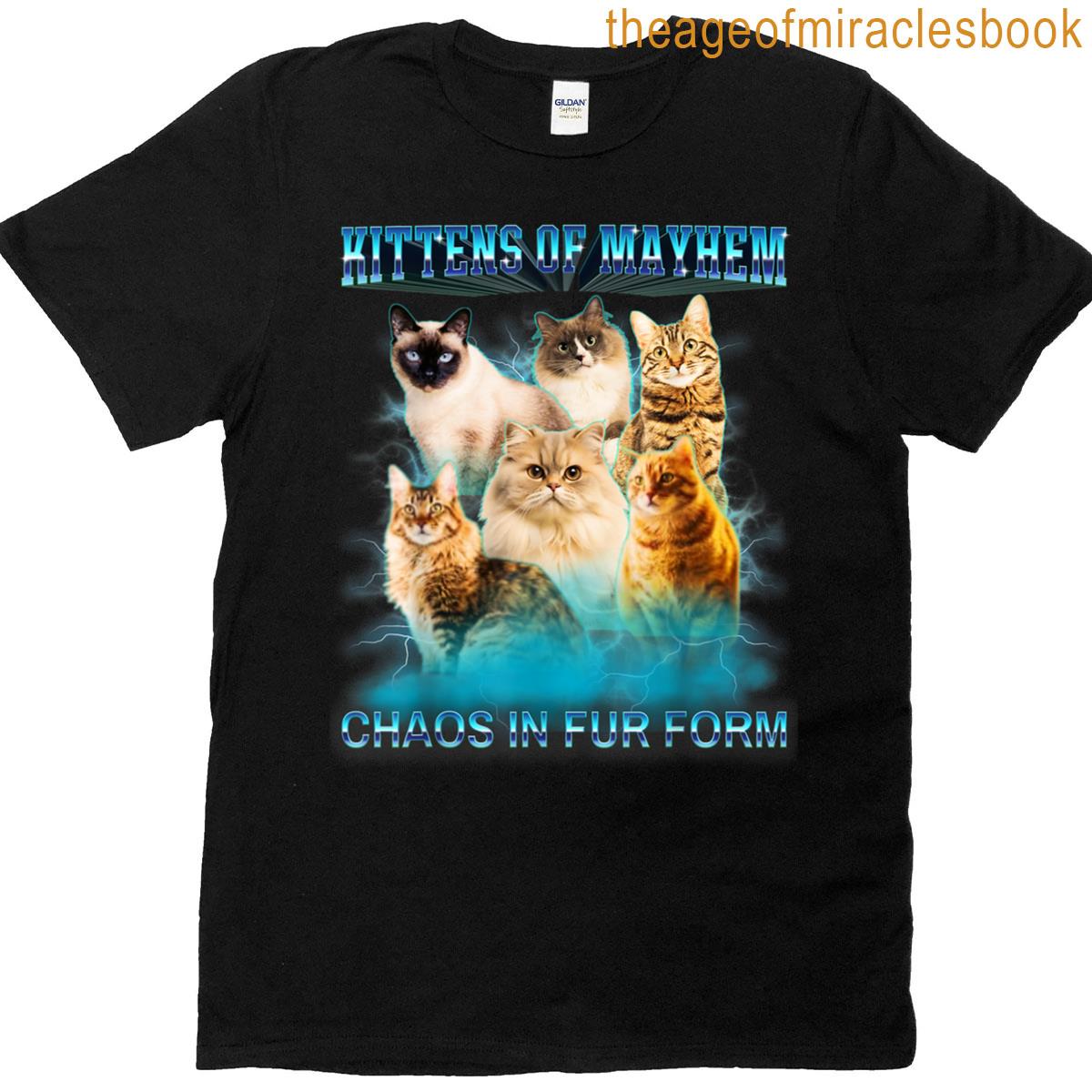 Vintage Bootleg 90s Cat Funny Cute Cat Meme Kawaii Kitten T-shirt