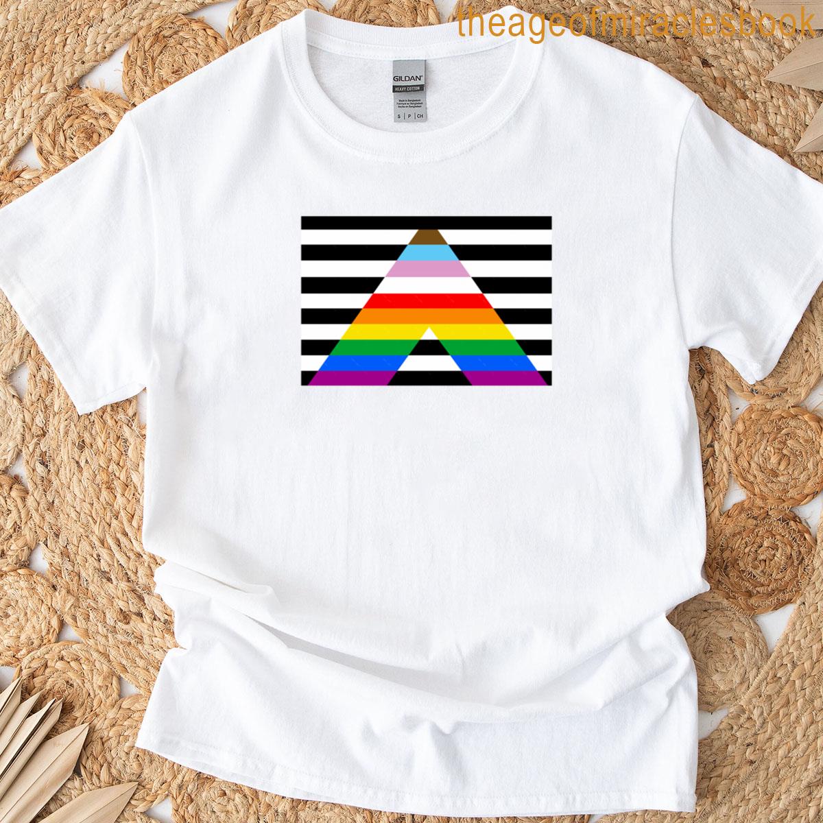 Lgbtq Ally Progress Pride Flag T-shirt