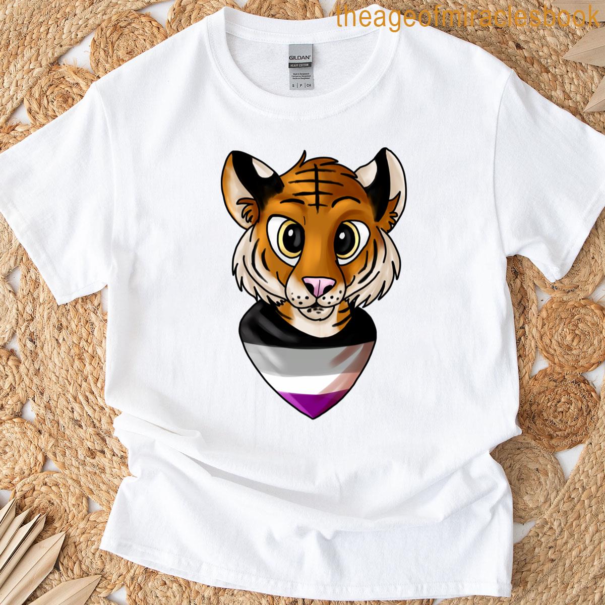 Pride Tiger - Asexual T-shirt