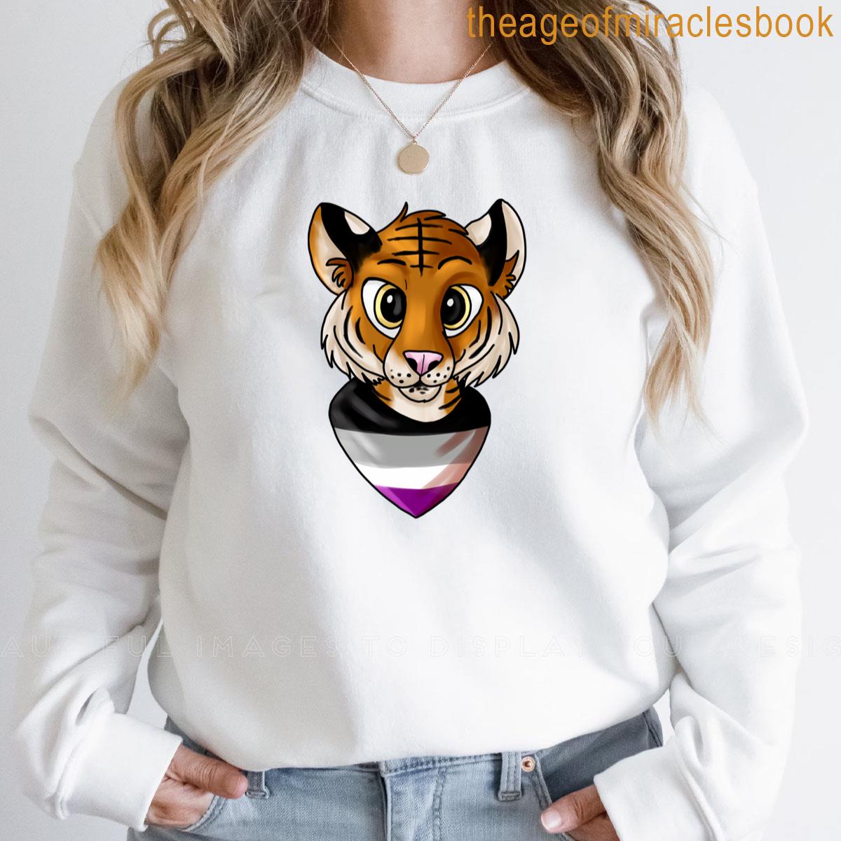 Pride Tiger - Asexual T-shirt