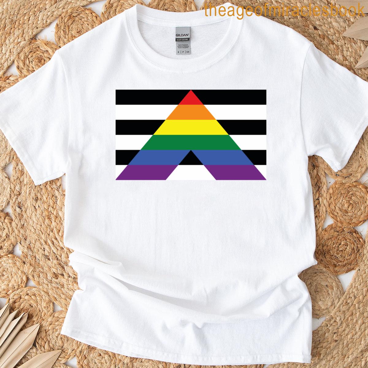 Straight Ally Pride Flag T-shirt