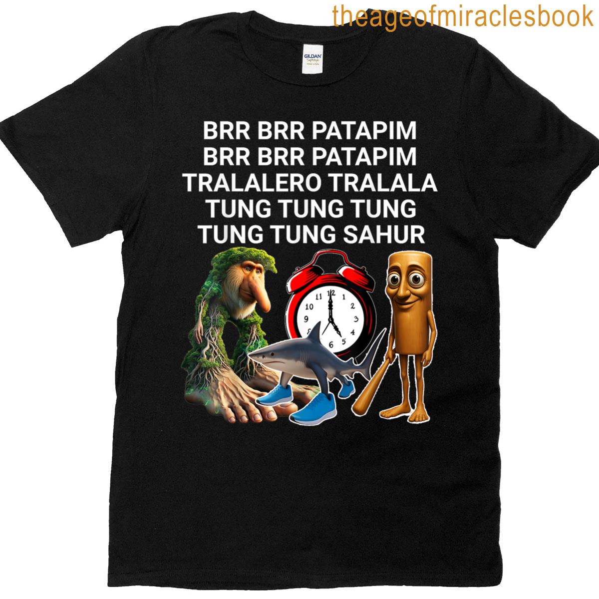 Funny Brainrot Alarm Brainrot Song Brainrot Meme Boys Kids T-shirt