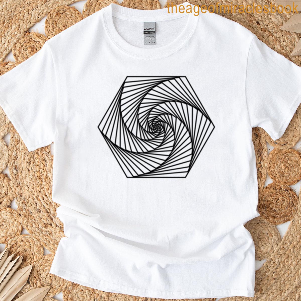 Geometric Hexagon Oversized T-shirt