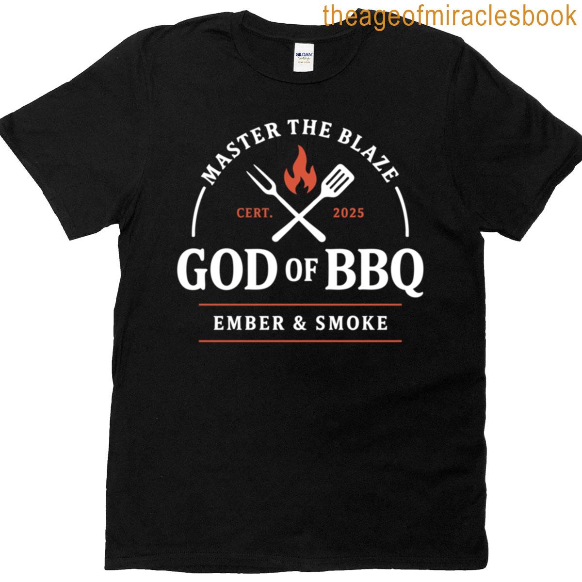 God Of Bbq Master The Blaze Oversized T-shirt