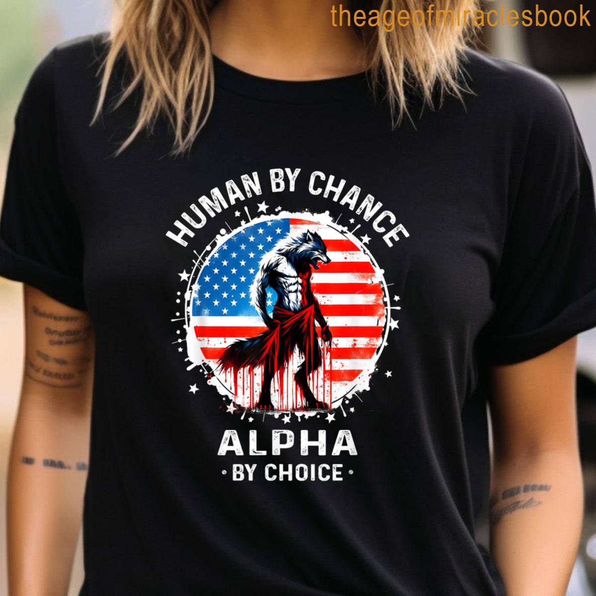 I Heart Werewolfs Alpha Funny Cringe Werewolf Usa Wolf Meme T-shirt