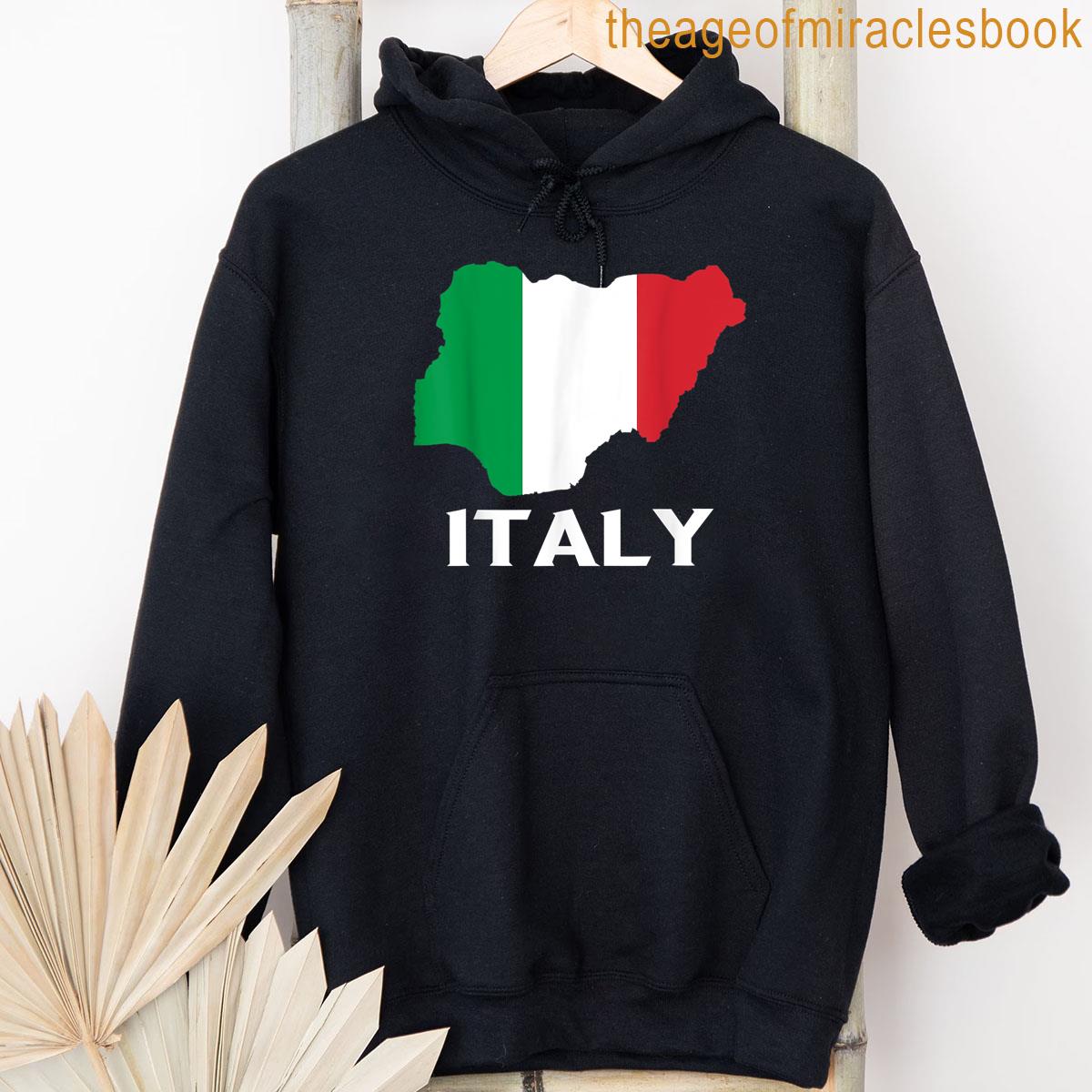 Italy Map Italian Flag Heritage Italian Roots Italian Pride T-shirt