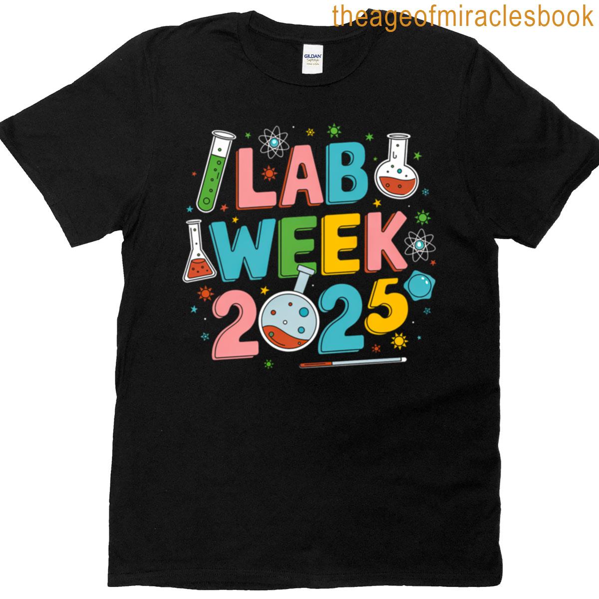 Lab Week 2025 Retro Medical Laboratory Tech T-shirt