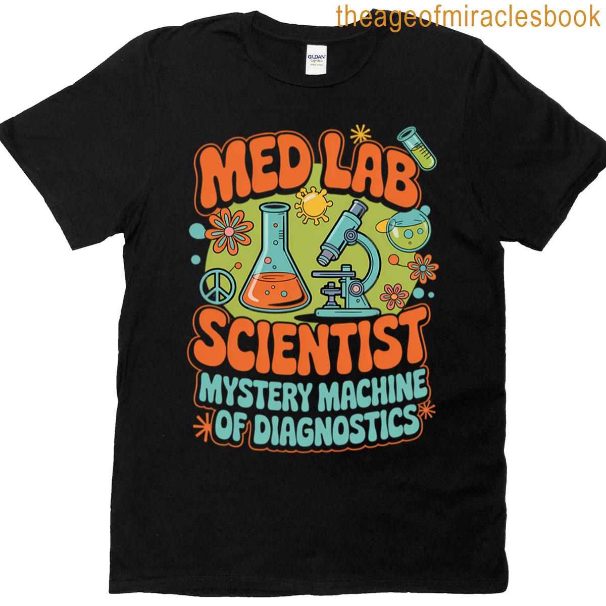 Medical Lab Scientist Retro Lab Week Run 2025 Mls Mlt T-shirt