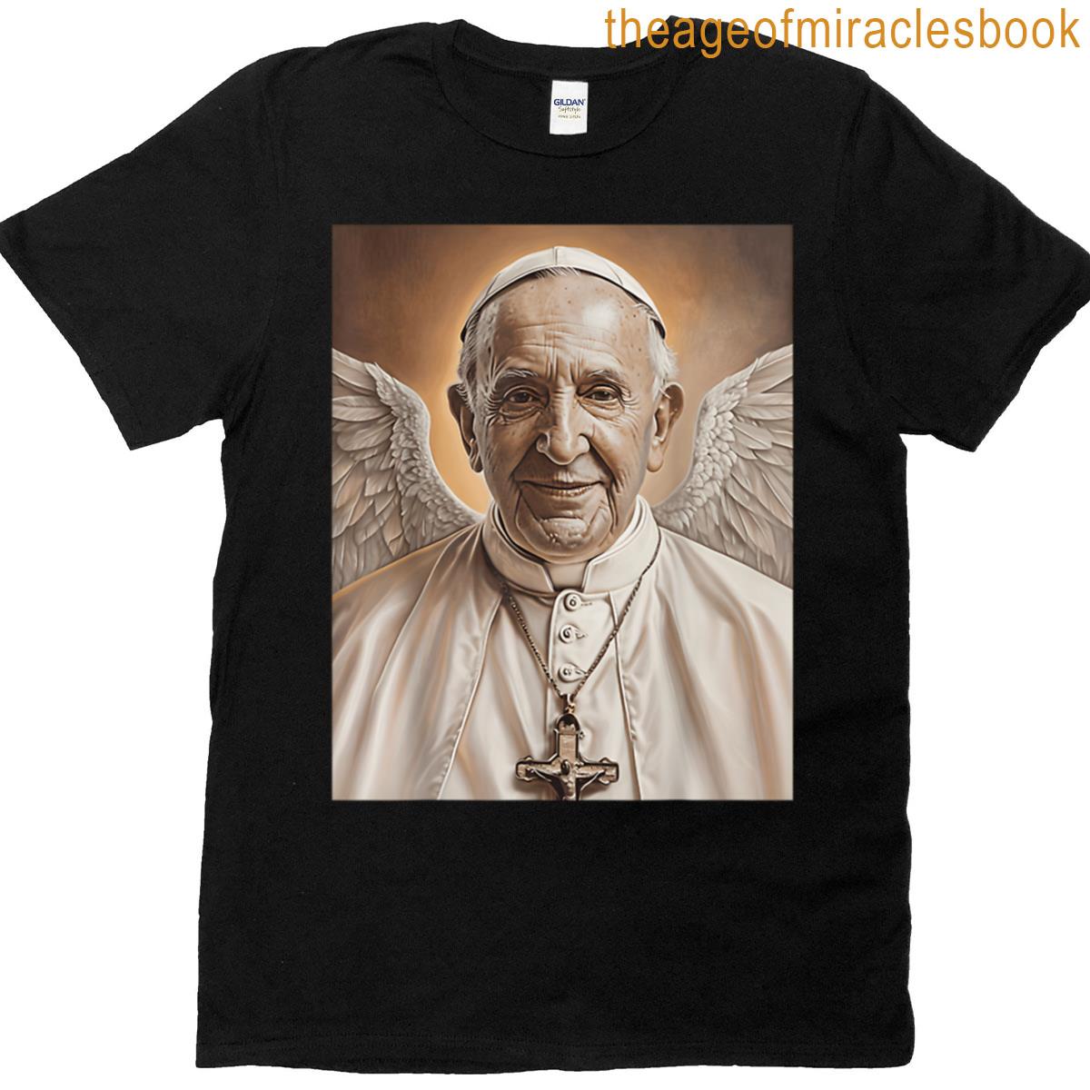 Pope Francis Angel Vatican Catholic Christian T-shirt